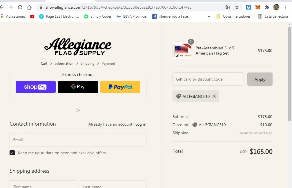 Allegiance Flag Supply Discount Codes - $35 Off | September 2024