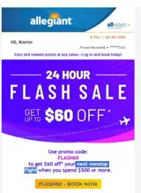 Allegiant Air Promo Codes - $20 Off Coupons Apr 2026