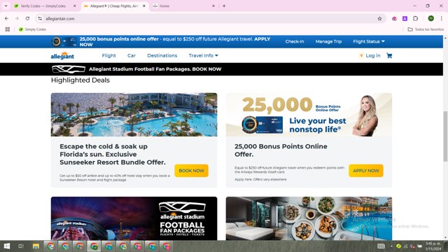 Allegiant Air Promo Codes (2 Verified) - $10 Off Jan 2025