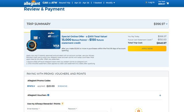 Allegiant Air Promo Codes (2 Verified) - $10 Off Jan 2025