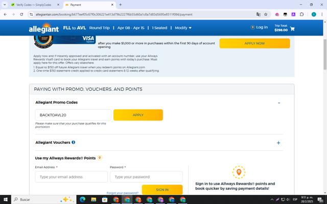 Allegiant Air Promo Codes - $50 Off Coupons Oct 2025