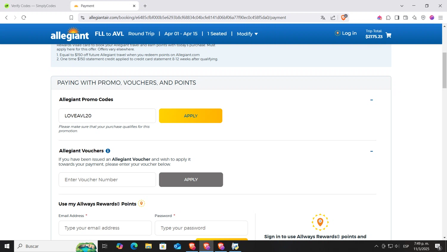 Allegiant Air Promo Codes - $50 Off Coupons Nov 2025