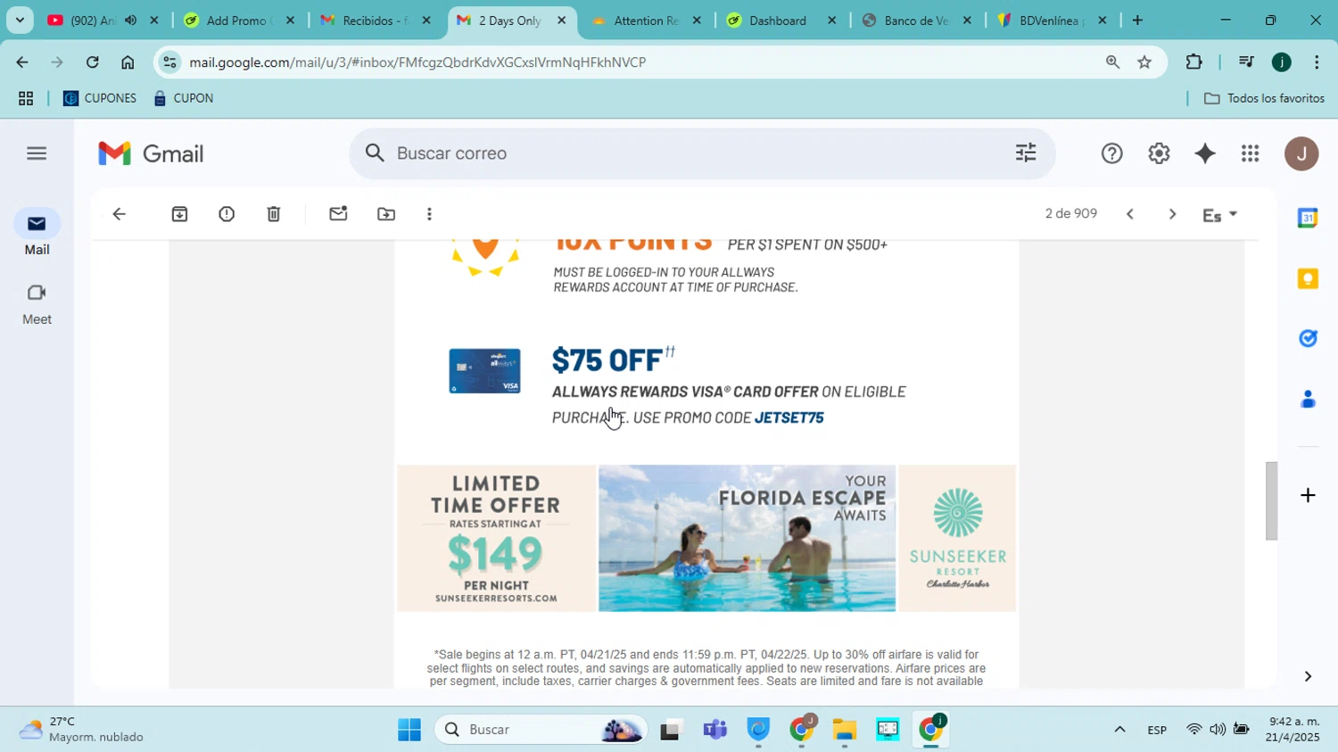 Allegiant Air Promo Codes (1 Verified) - $20 Off May 2025