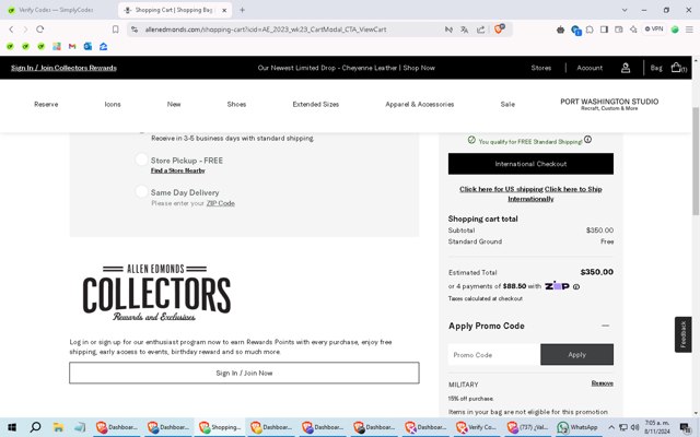 Allen Edmonds Promo Codes (4 Verified) - 15% Off Feb 2025