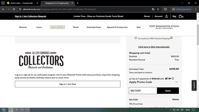Allen Edmonds Promo Codes (1 Verified) - $100 Off Aug 2025
