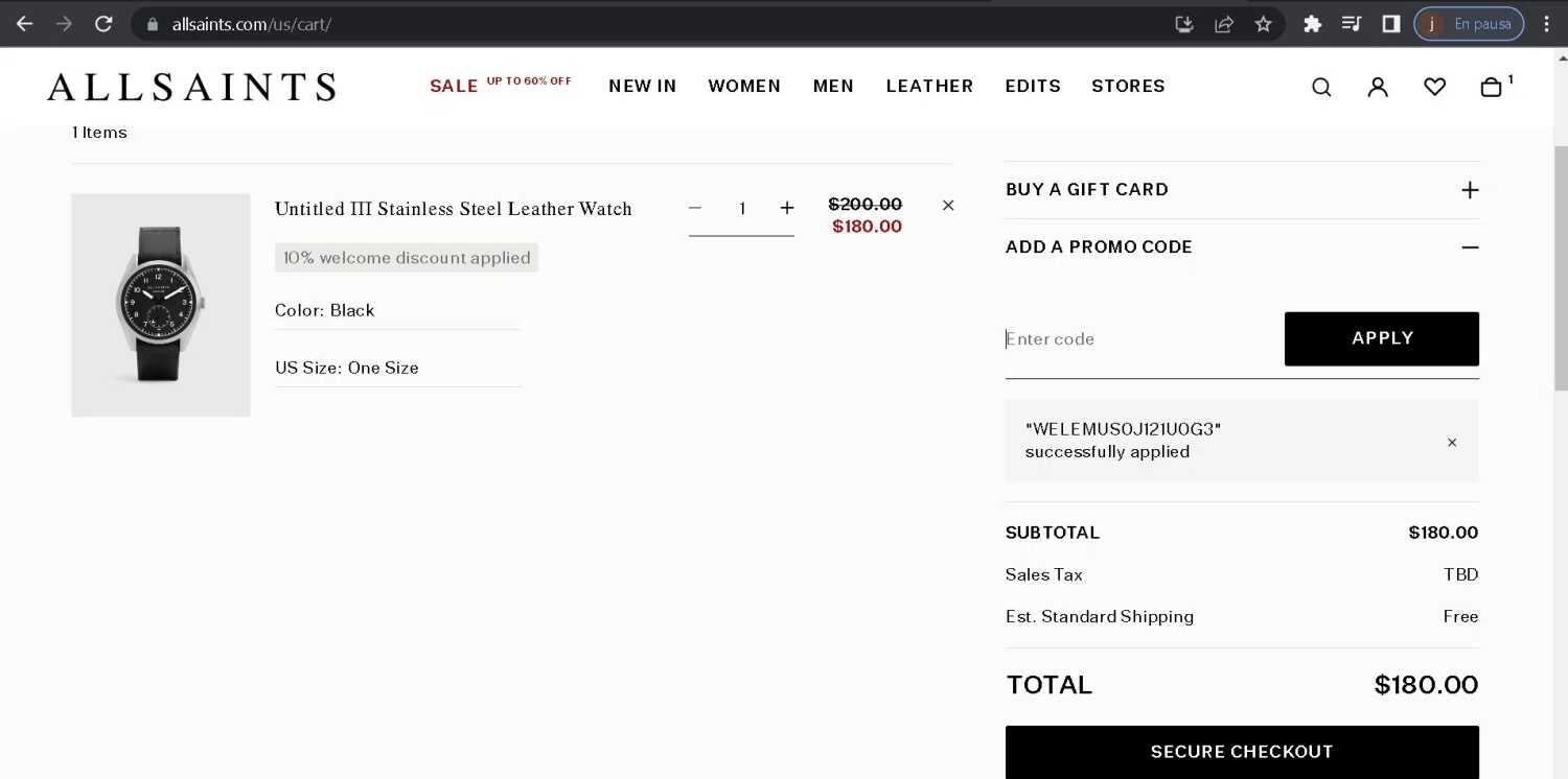 AllSaints Promo Codes - 10% Off | January 2025