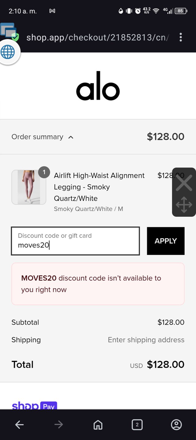 Alo Yoga Discount Codes (9 Verified) - 30% Off Apr 2025