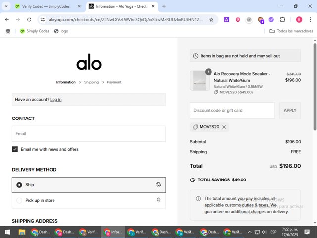 Alo Yoga Promo Codes (9 Verified) - 25% Off w/Code Jun 2025