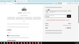 Alo Yoga Discount Codes (9 Verified) - 30% Off May 2025