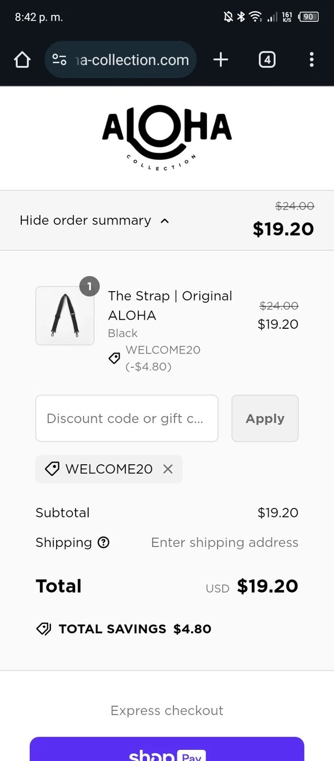 ALOHA Collection Coupon Codes - 40% Off | October 2024