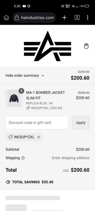 Alpha Industries Promo Codes - 15% Off Coupons Oct 2025