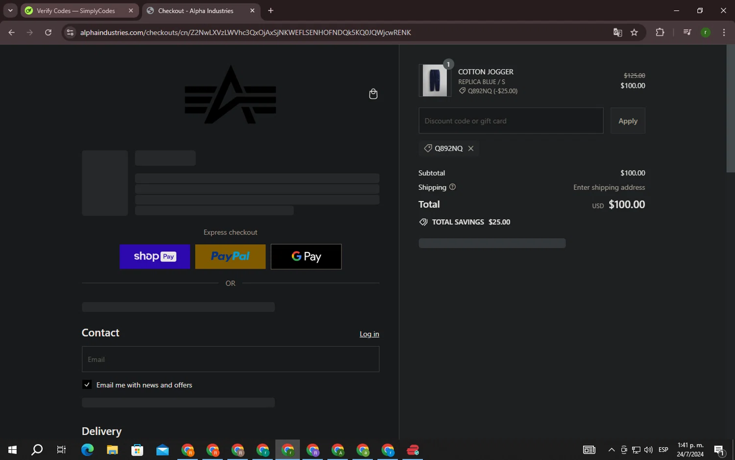 Alpha Industries Coupons - $25 Off | September 2024