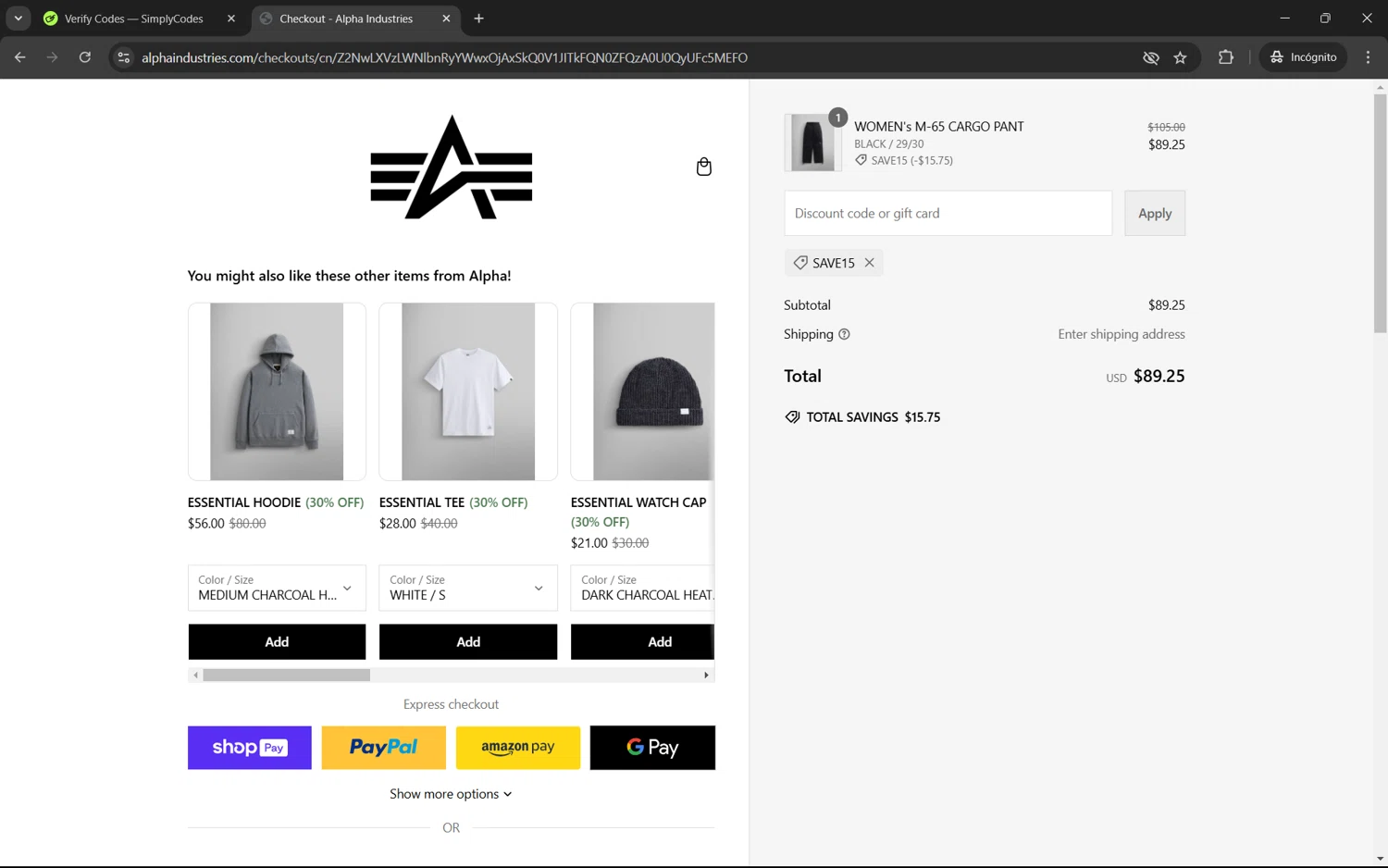 Alpha Industries Promo Codes - 15% Off Coupons Jan 2025