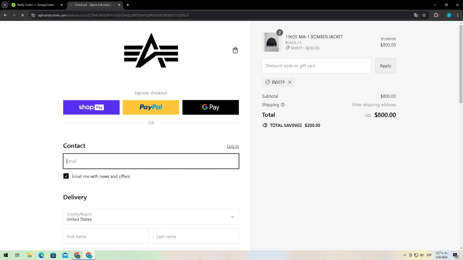 Alpha Industries Coupons - 15% Off | November 2024