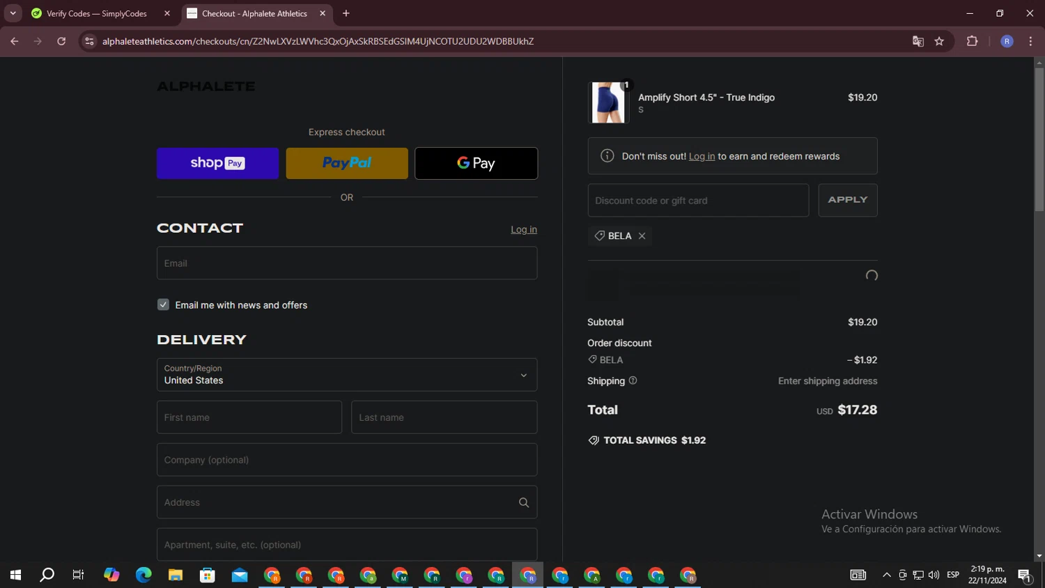 Alphalete Athletics Discount Codes - 15% Off | December 2024