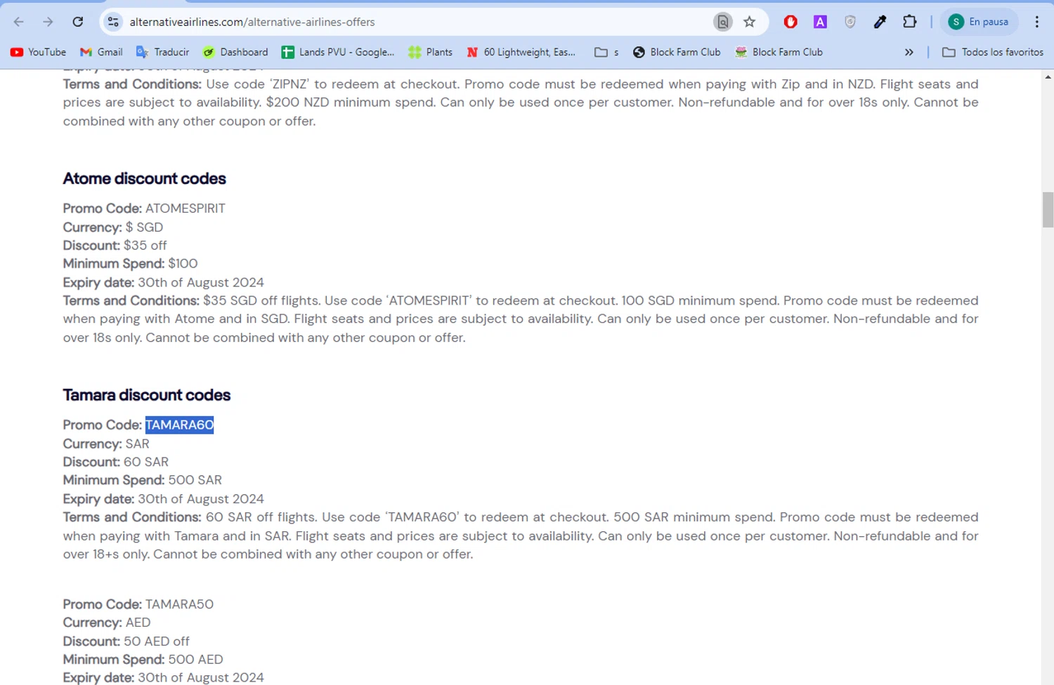 Alternative Airlines Promo Codes - $15 Off | January 2025