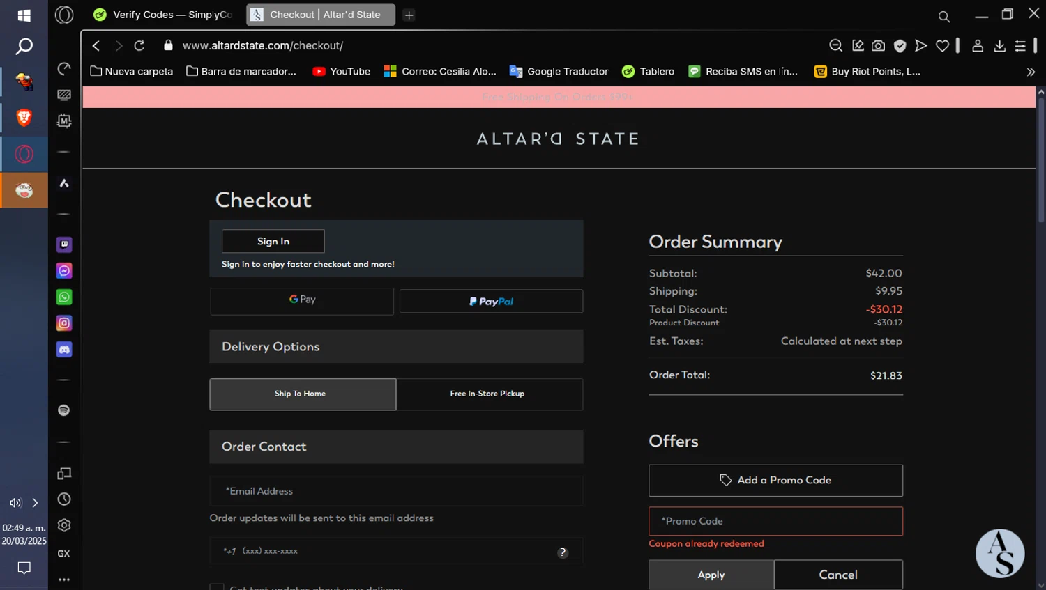 Altar'd State Promo Codes - 15% Off Coupons Apr 2025