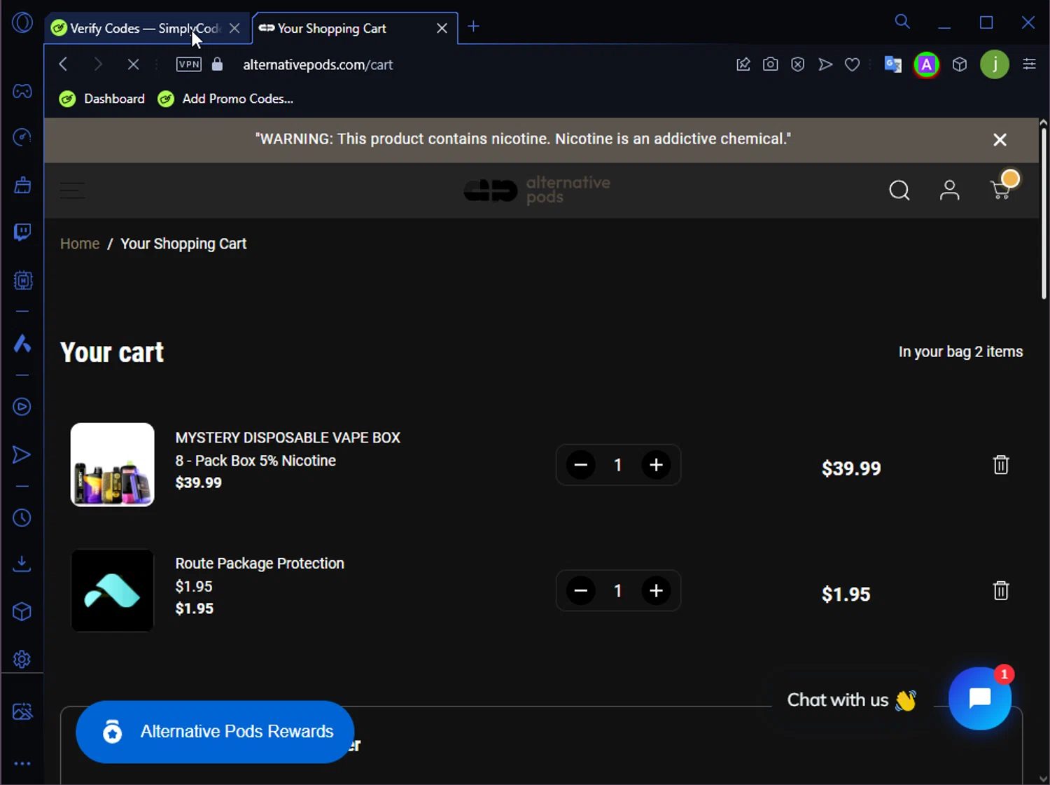 Alternative Pods Coupon Codes - 20% Off | August 2024