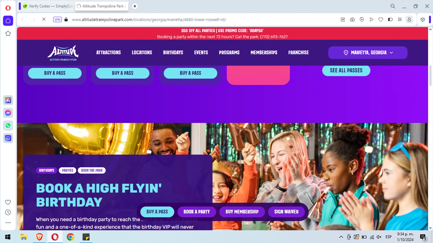 Altitude Trampoline Park Promo Codes - $75 Off | January 2025