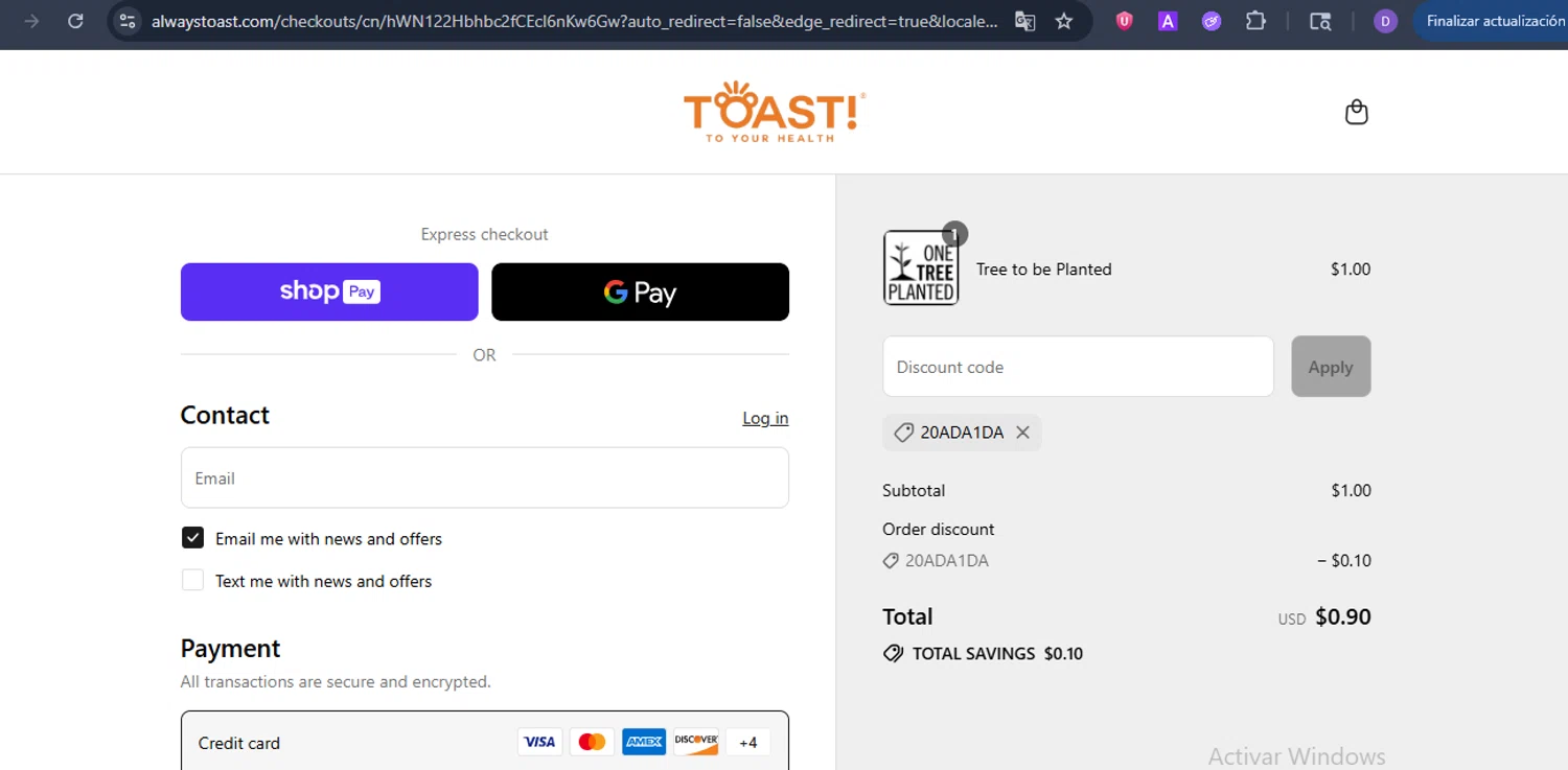 Toast! Discount Codes - 20% Off (14 Verified) Sep 2025