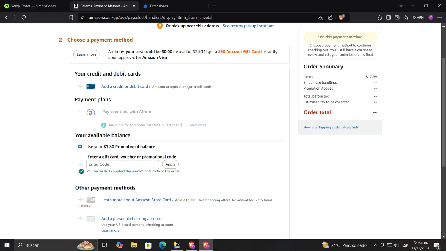 Amazon Promo Codes - 30% Off | November 2024