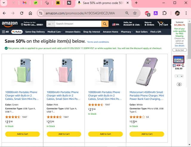 Amazon Promo Codes - $10 Off | January 2025