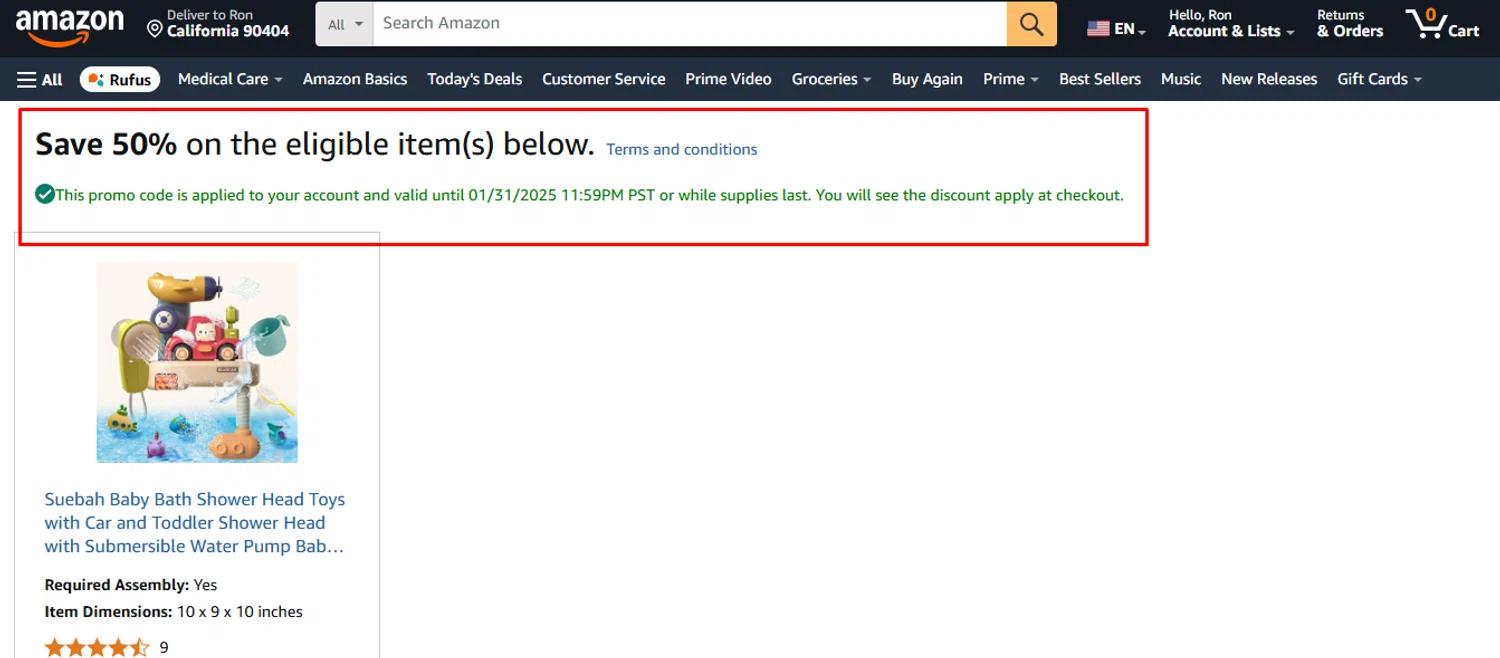 Amazon Promo Codes (48 Verified) - 65% Off w/ Code Jan 2025