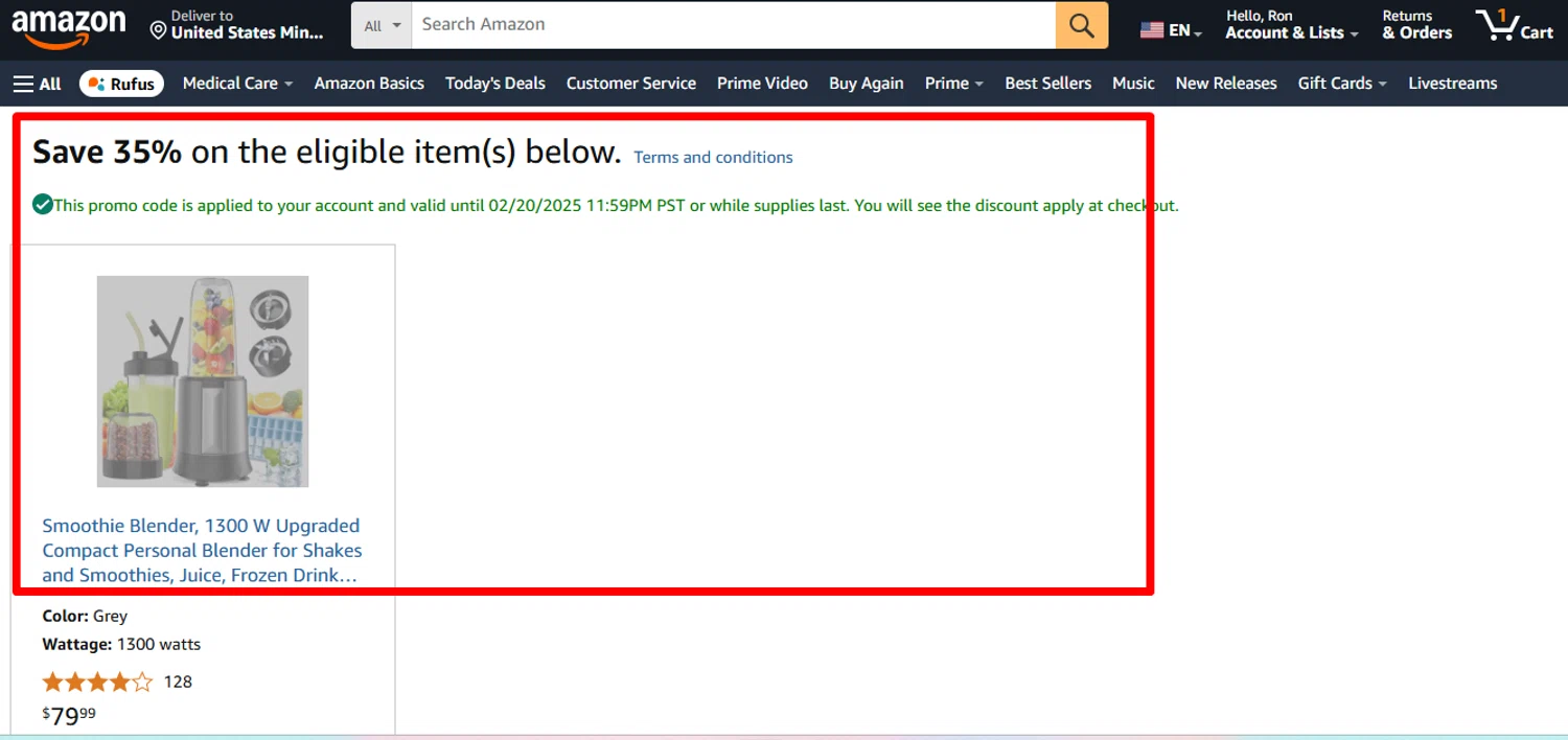 Amazon Promo Codes (52 Verified) - 68% Off w/Code Feb 2025