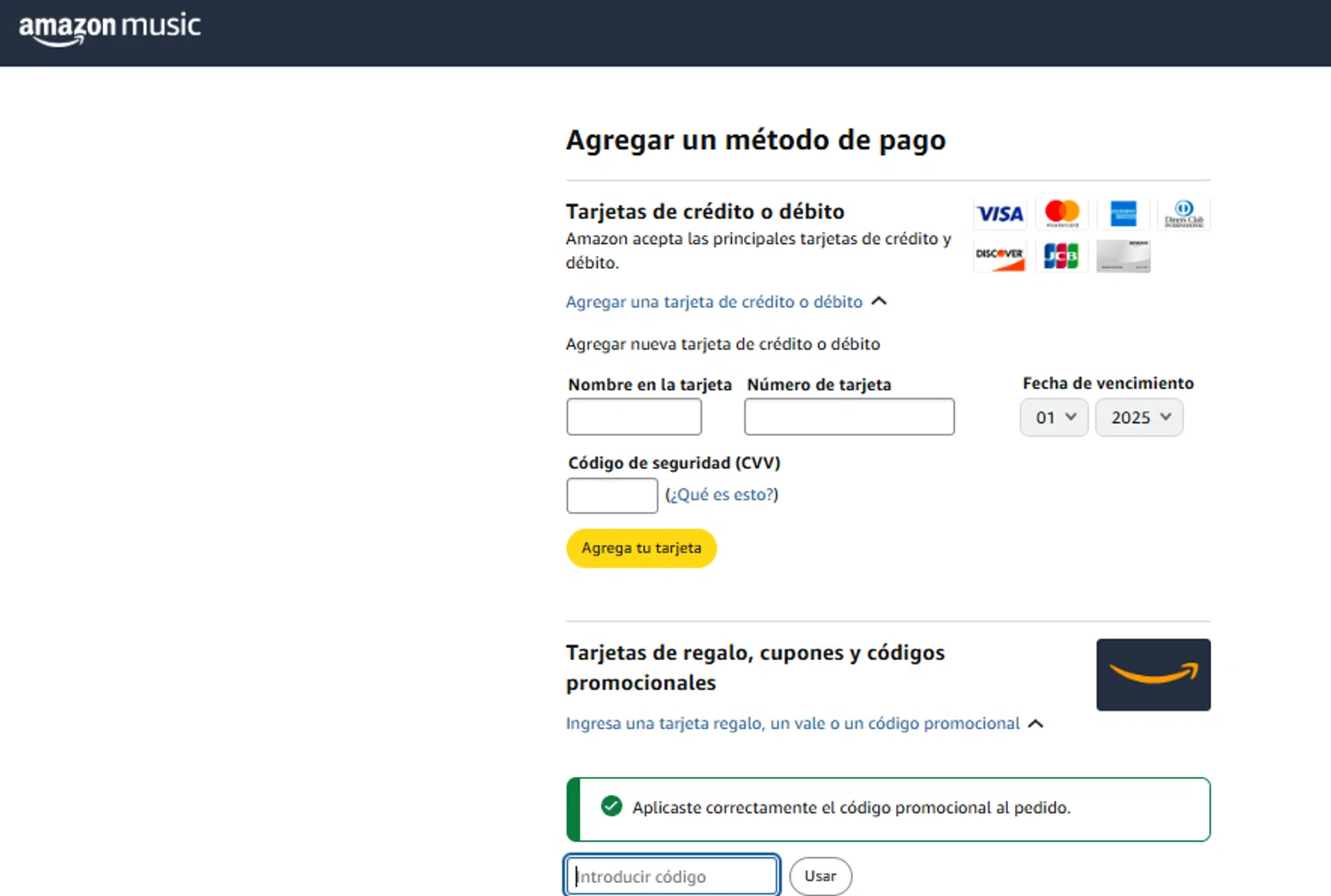 Amazon Music Unlimited Promo Code (2 Verified) - 100% Off Aug 2025