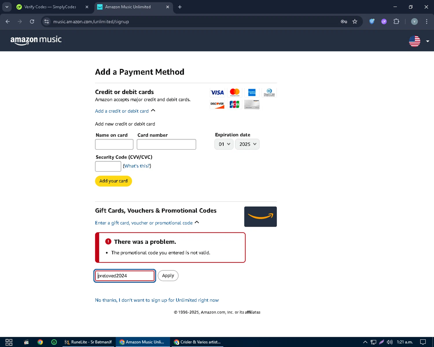 Amazon Music Unlimited Promo Code (2 Verified) - 100% Off Aug 2025