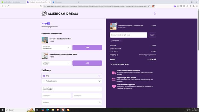 American Dream Promo Codes (1 Verified) - 25% Off Aug 2025