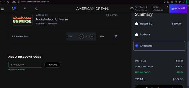 American Dream Promo Codes (1 Verified) - 25% Off Aug 2025