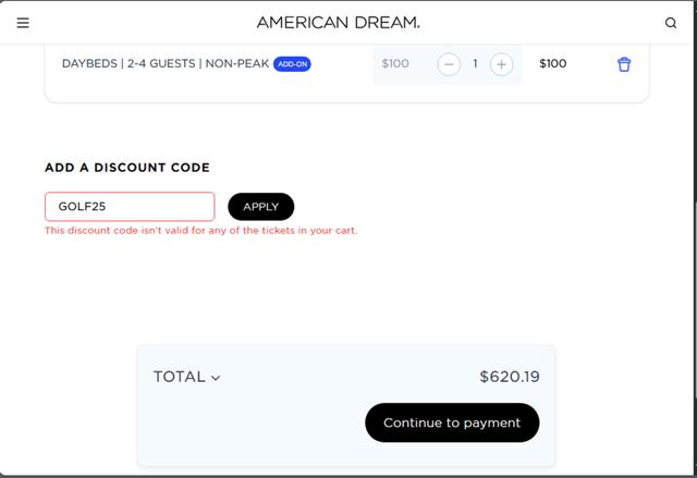 American Dream Promo Codes - 10% Off Coupons Oct 2025