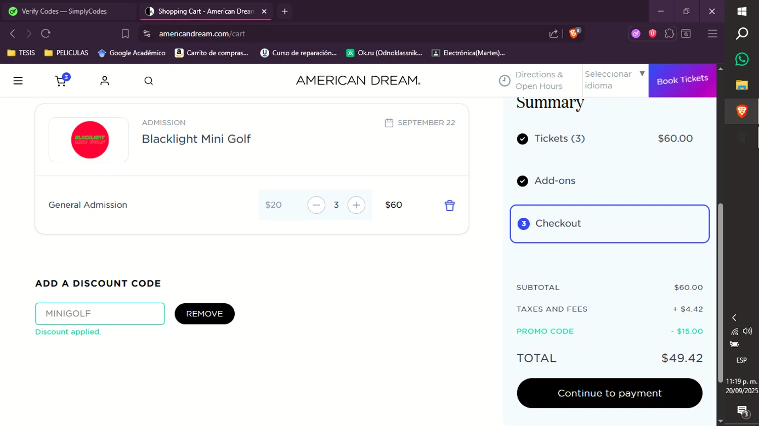 American Dream Promo Codes - 15% Off Coupons Mar 2026