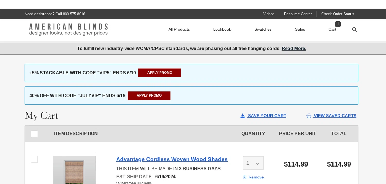 American Blinds Promo Codes - 50% Off | September 2024