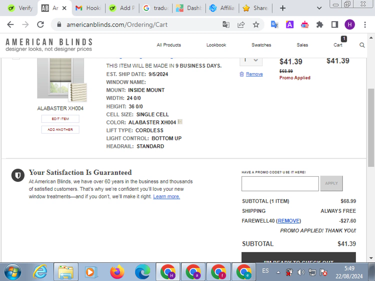 American Blinds Promo Codes & Cyber Monday 2024 Deals - 50% Off