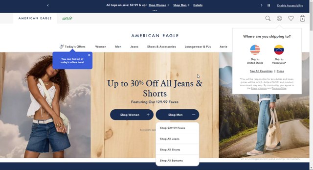 American Eagle Promo Codes (4 Verified) - 35% Off May 2025