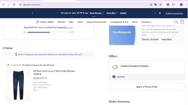 American Eagle Promo Codes (4 Verified) - 35% Off May 2025