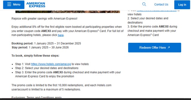 American Express Promo Codes (3 Verified) - 5% Off May 2025