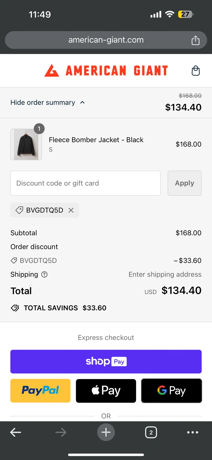 American Giant Discount Codes - 25% Off Coupons in August 2024 ...