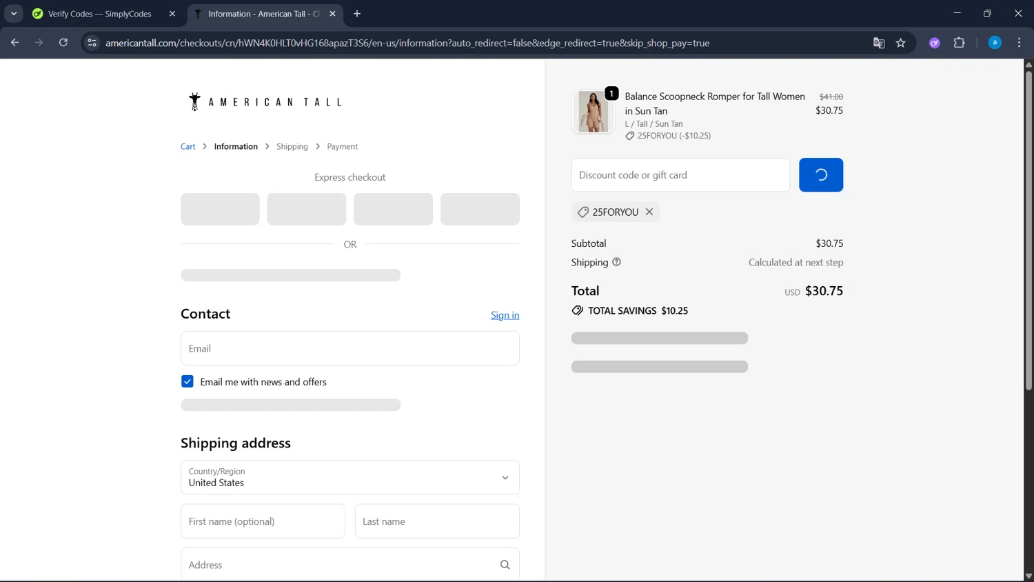 American Tall Promo Codes (3 Verified) - 25% Off Oct 2025