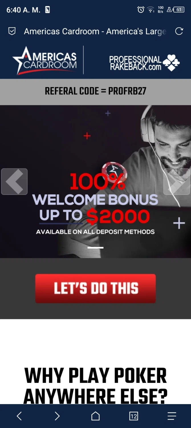 Americas Cardroom Promo Codes & Black Friday 2024 Deals - $10 Off