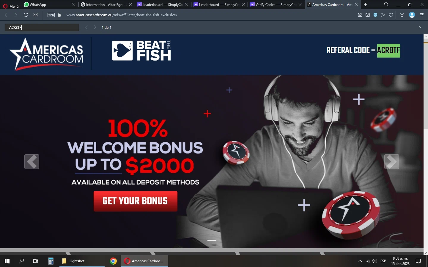 Americas Cardroom Promo Codes & Black Friday 2024 Deals - $10 Off