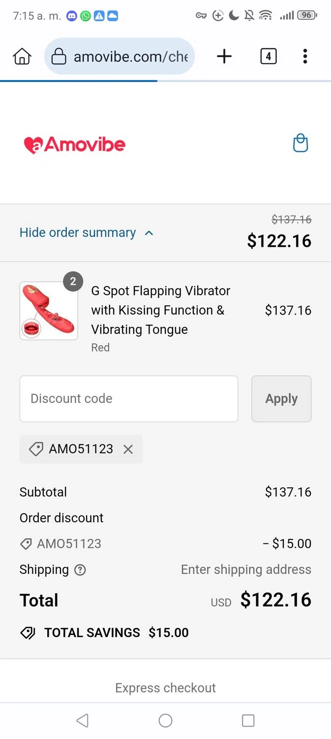 Amovibe Discount Codes - 15% Off | January 2025