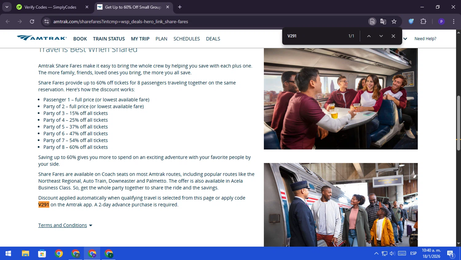 Amtrak Promo Codes - 20% Off (2 Verified) Feb 2026