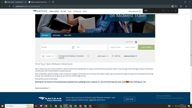 Amtrak Discount Codes - 10% Off | January 2025