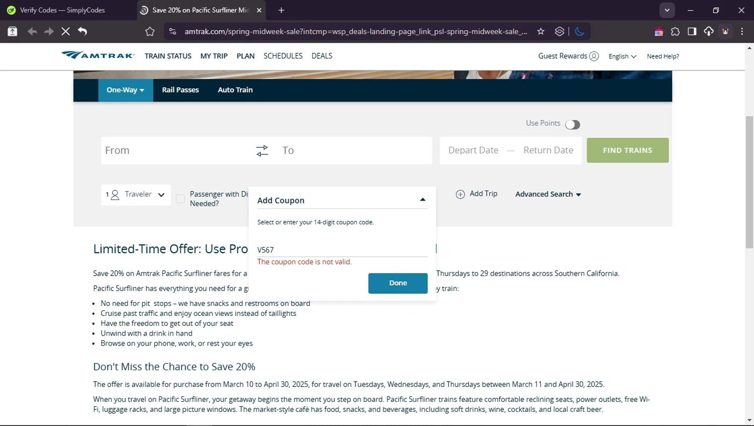 Amtrak Discount Codes - 15% Off Coupons May 2025