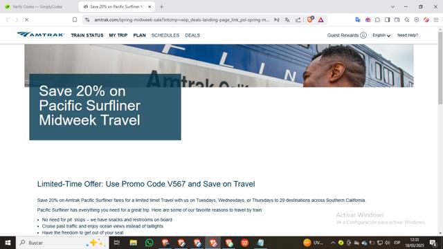 Amtrak Promo Codes - 15% Off Coupons Sep 2025