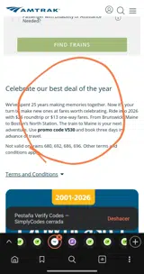 Amtrak Promo Codes - 60% Off (3 Verified) Jun 2026