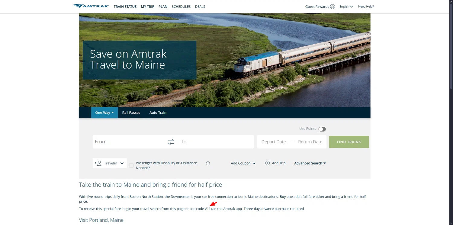 Amtrak Promo Codes - 15% Off Coupons Sep 2025